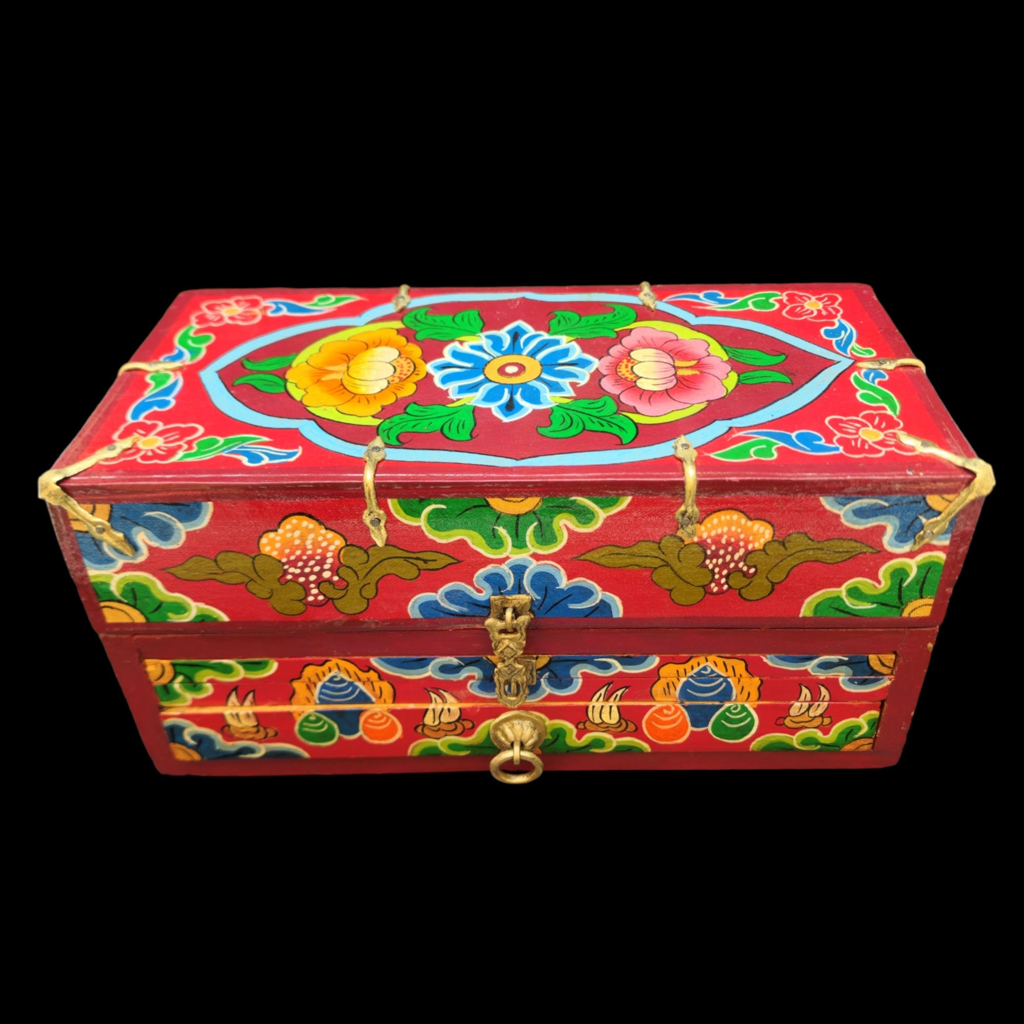 Buddhist Handmade Wooden Traveling Altar Box Foldable Double - Etsy