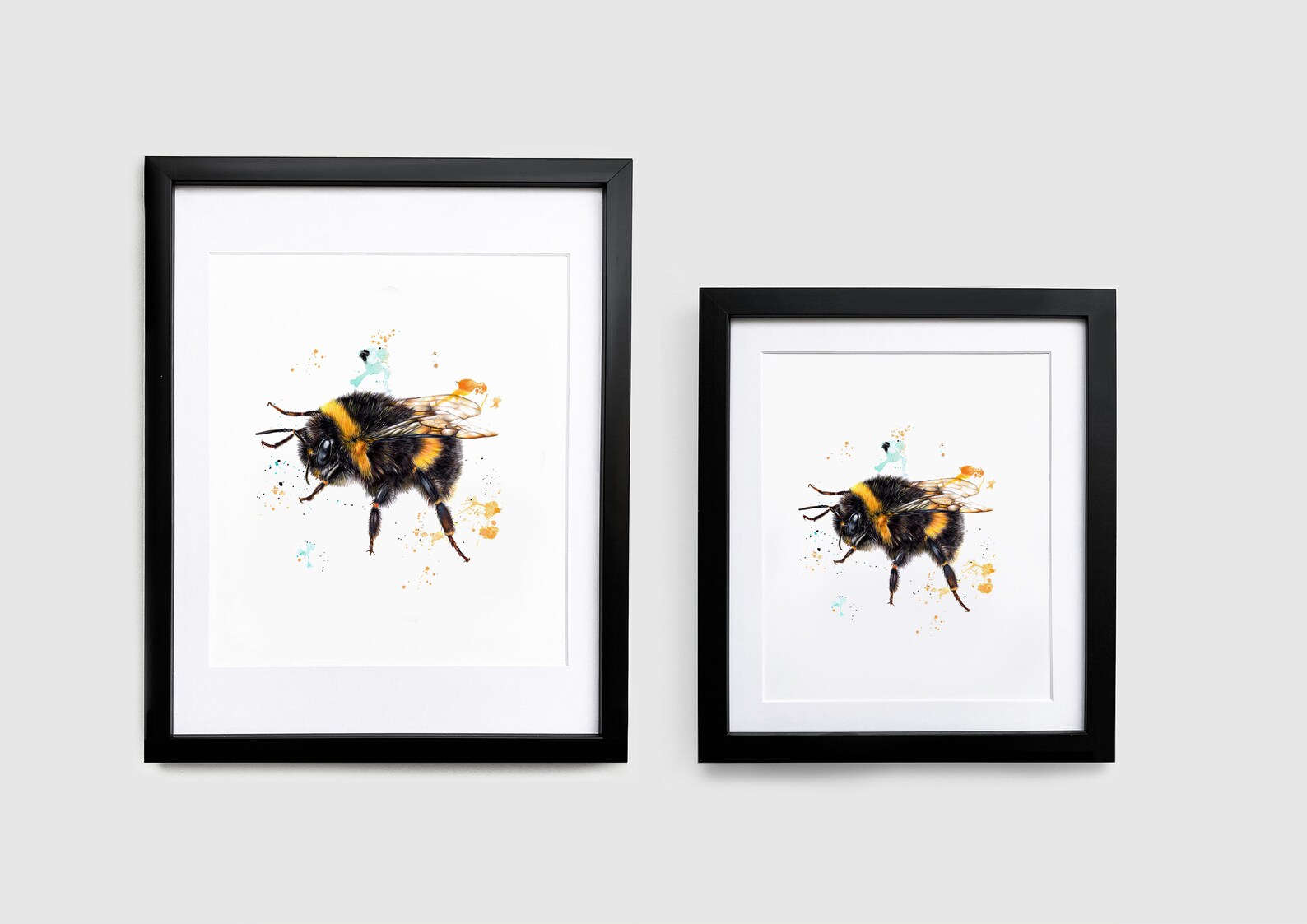 Set of 3 Bee Prints, Bumblebee Prints, Bee Wall Art, Bee Decor, Honey ...
