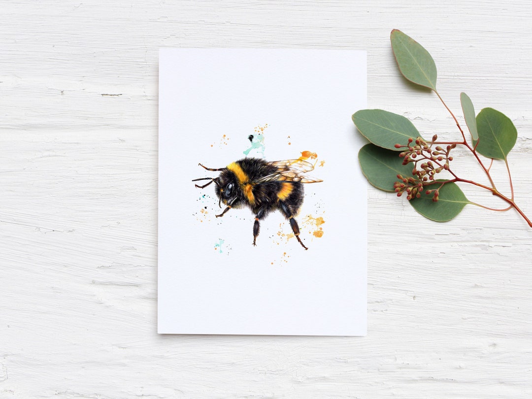 Bee Print, Bumblebee Print, Bee Wall Art, Bee Decor, Honey Bee ...