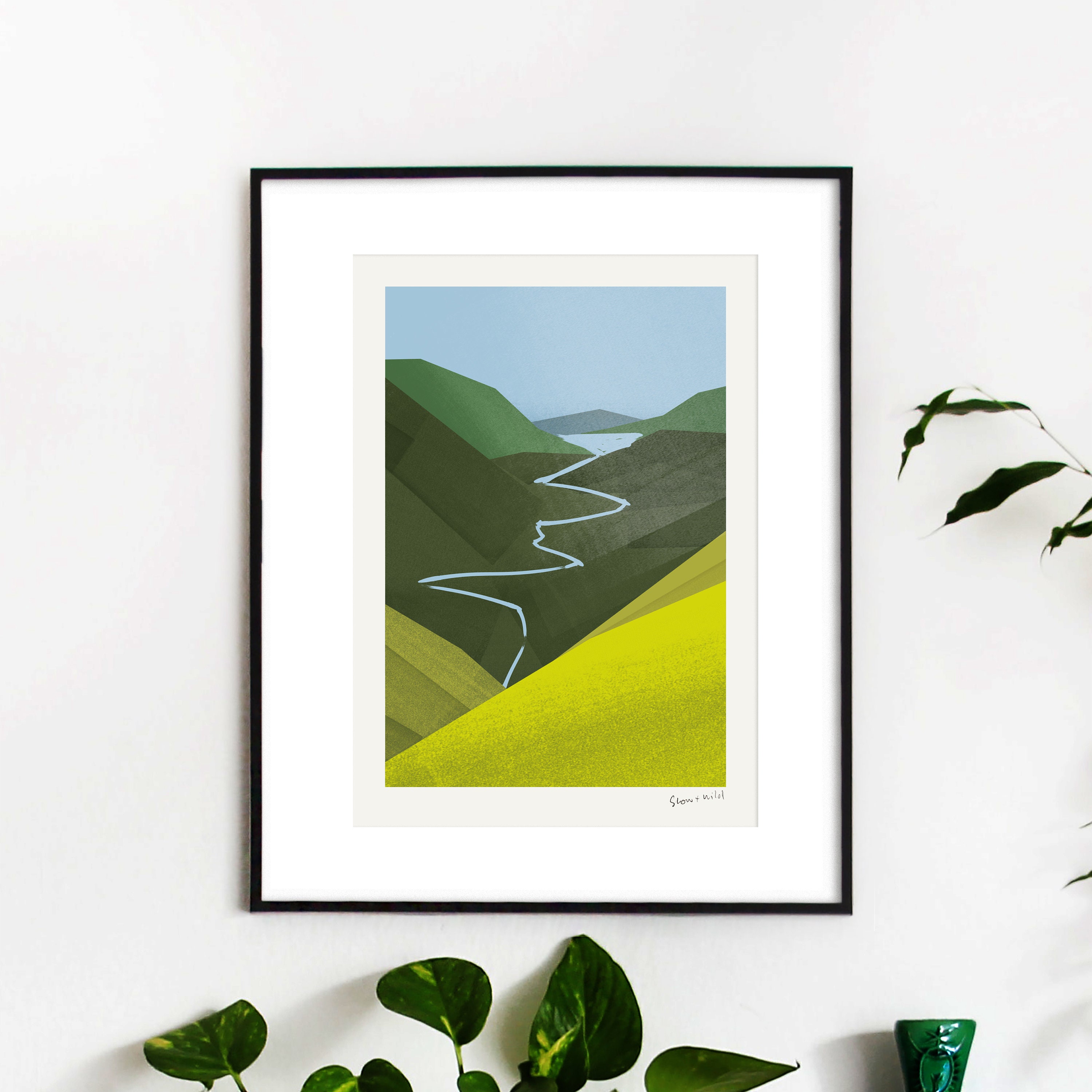 Scotland Highlands Mountain Print A3 Digital Print and Hand-signed ...