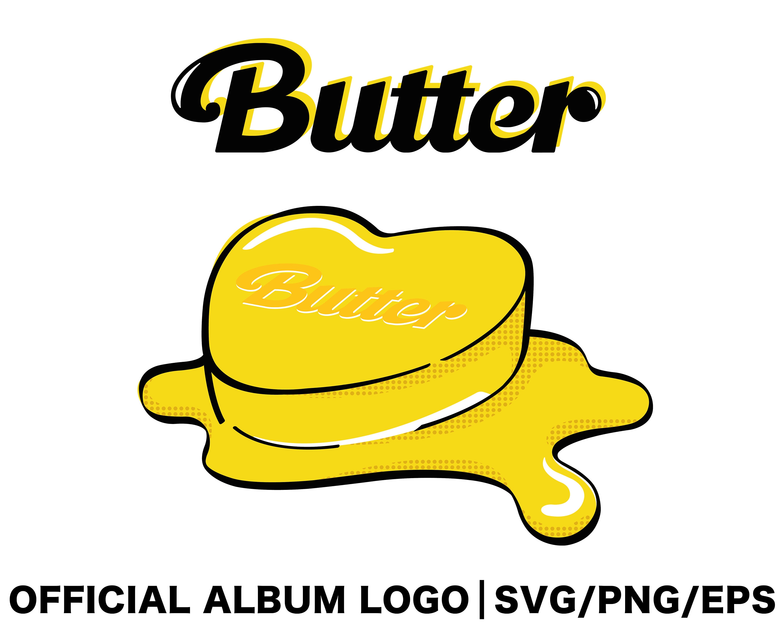 BTS Butter Official Album Logo SVG Bundle PNG Illustrator | Etsy