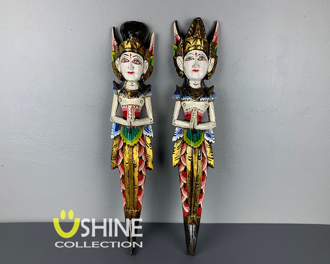 Exclusive Rama Sita Wall Mask,antique Mask,vintage,balinese Mask,home ...