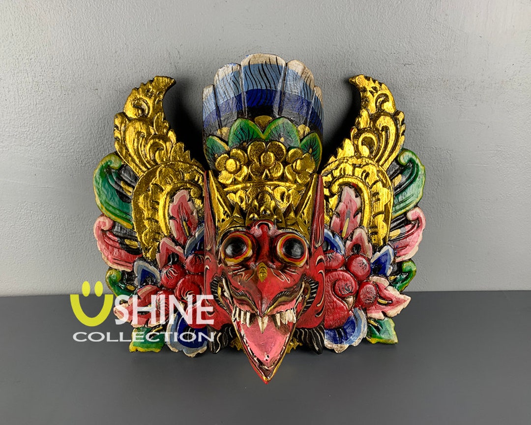 Exclusive Vintage Garuda Wall Mask,antique Mask,balinese Barong Mask ...