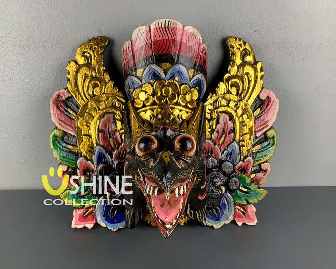 Exclusive Vintage Garuda Wall Mask,antique Mask,balinese Barong Mask ...