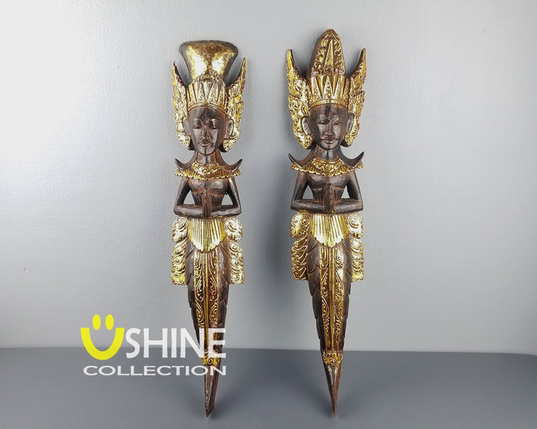 Exclusive Rama Sita Wall Mask,antique Mask,vintage,balinese Mask,home ...