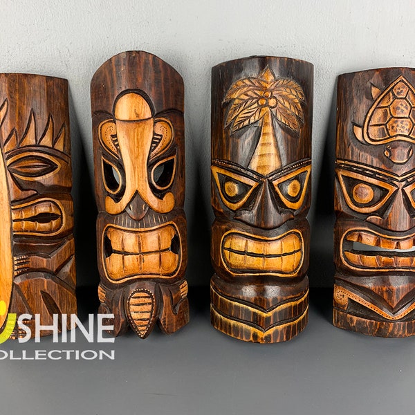 Tiki Mask Wall - Etsy