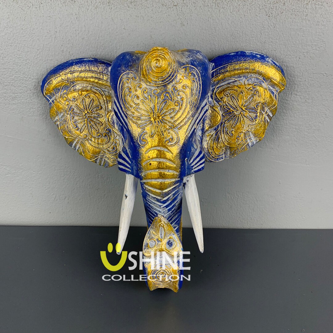 Elephant Mask,elephant,wooden Mask,wall Decor,vintage Mask,wall Art ...