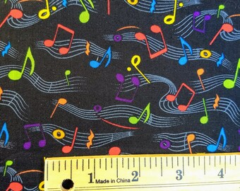Music Notes Fabric - Etsy