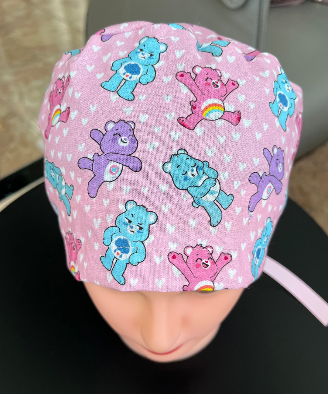 Care Bears Scrub Cap Euro Style With Ribbon Ties or Toggle Cord Lock - Etsy