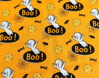 Casper the Ghost Fabric - Etsy