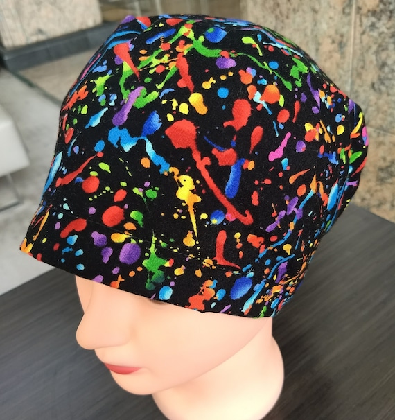 Rainbow Paint Splatter Euro Style Women's Nurse's | Etsy