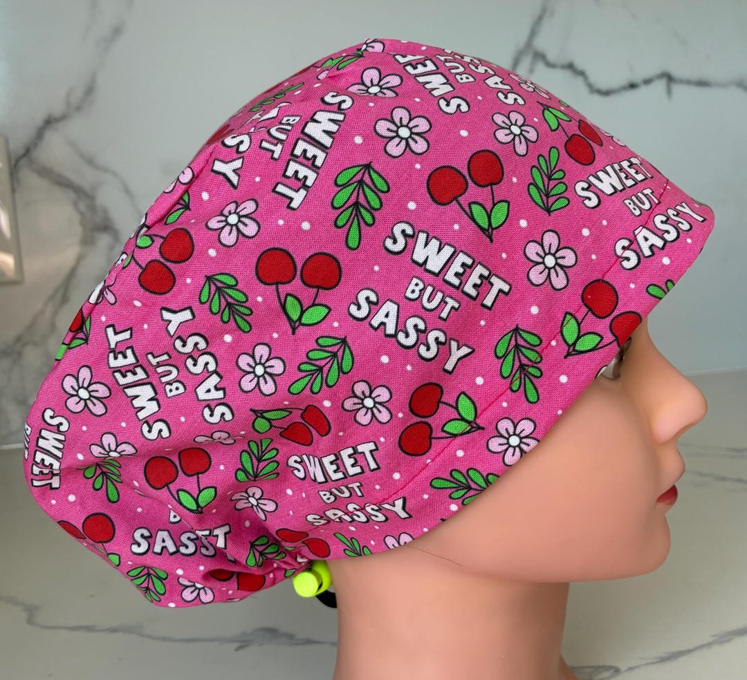 Sweet but Sassy Funny Scrub Cap - Etsy