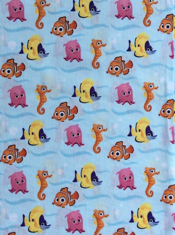 Finding Nemo and Friends Fabric Half a Yard Cotton FABRIC | Etsy
