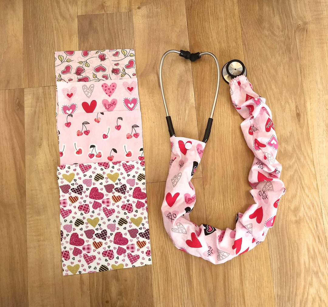 Valentine's Day Scrunchie Stethoscope Cover for RN and Medical Students ...