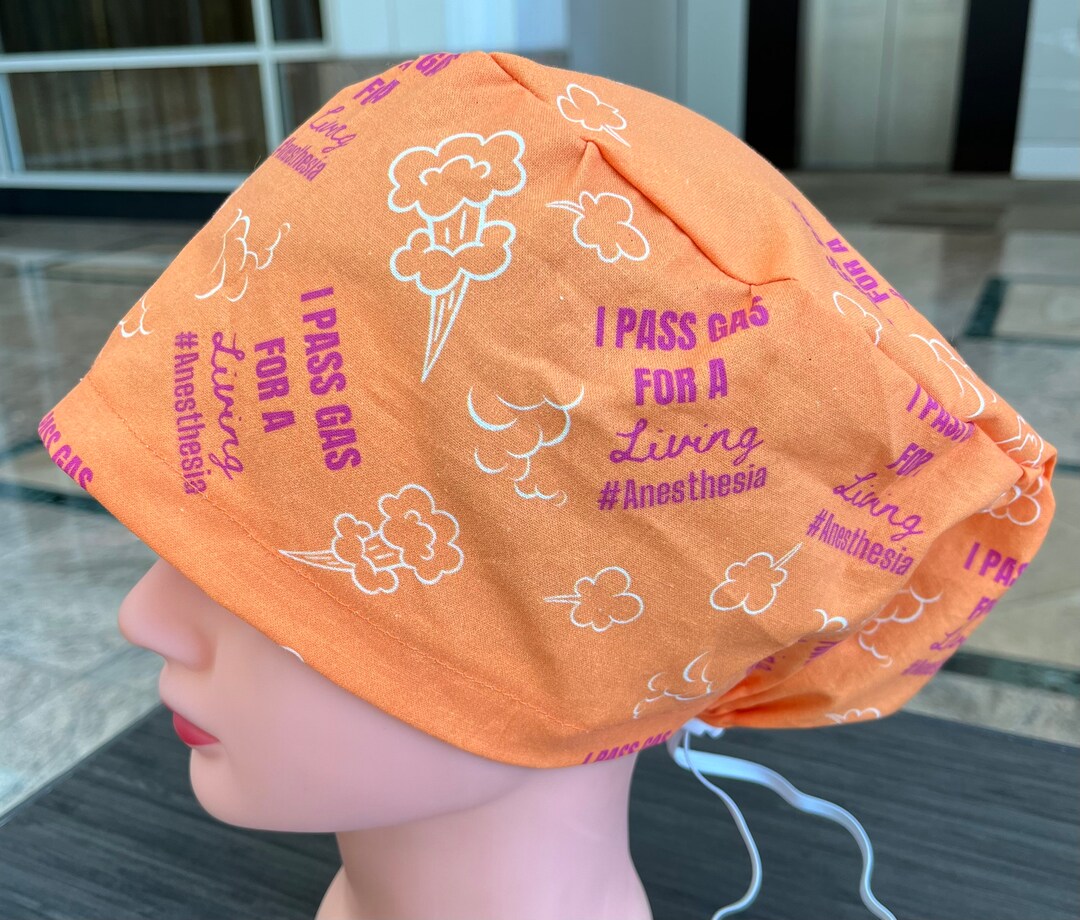 I Pass Gas for a Living Funny Anesthesia Scrub Cap - Etsy