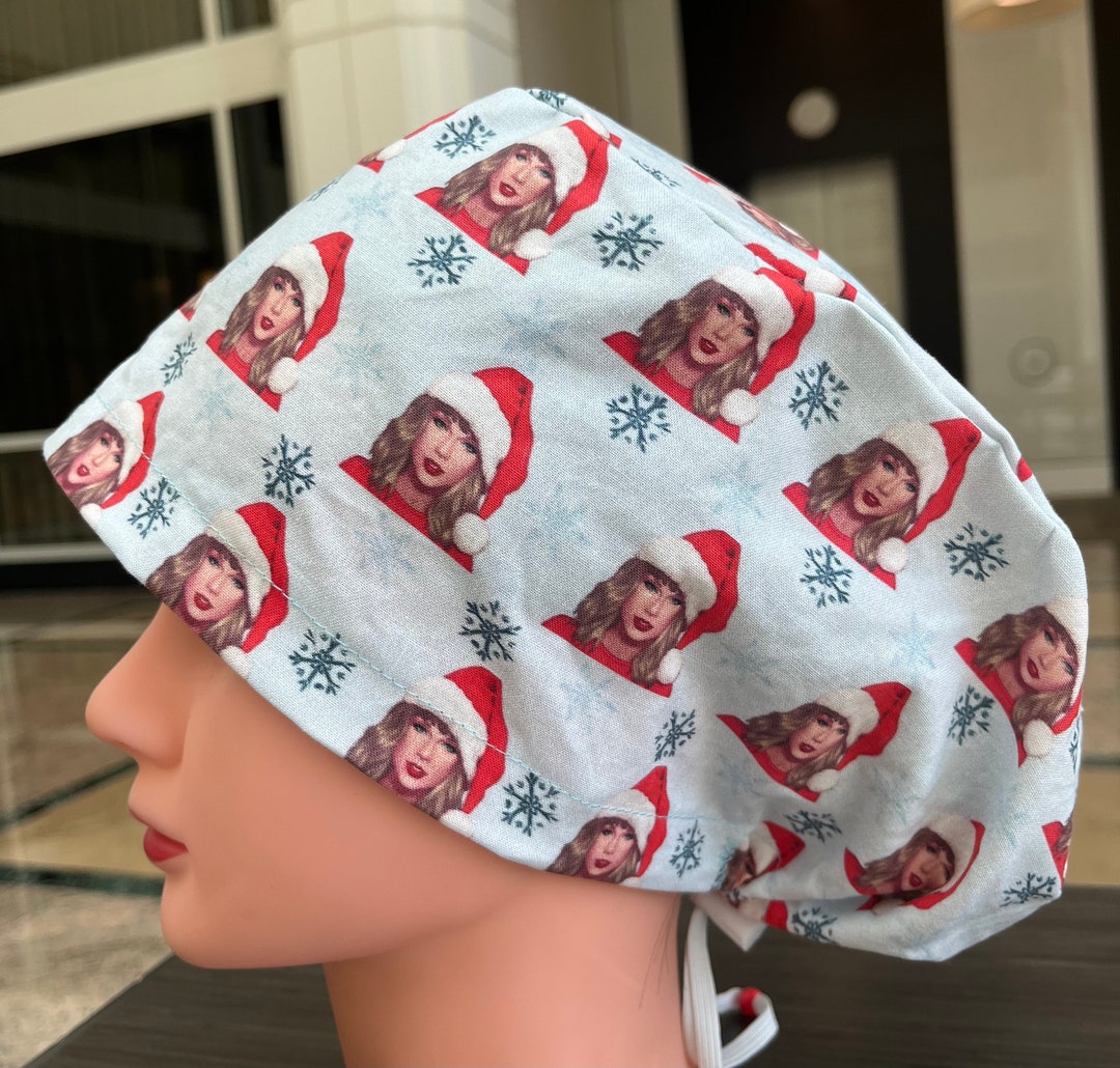 Taylor Swift Christmas Scrub Cap Euro Style - Etsy