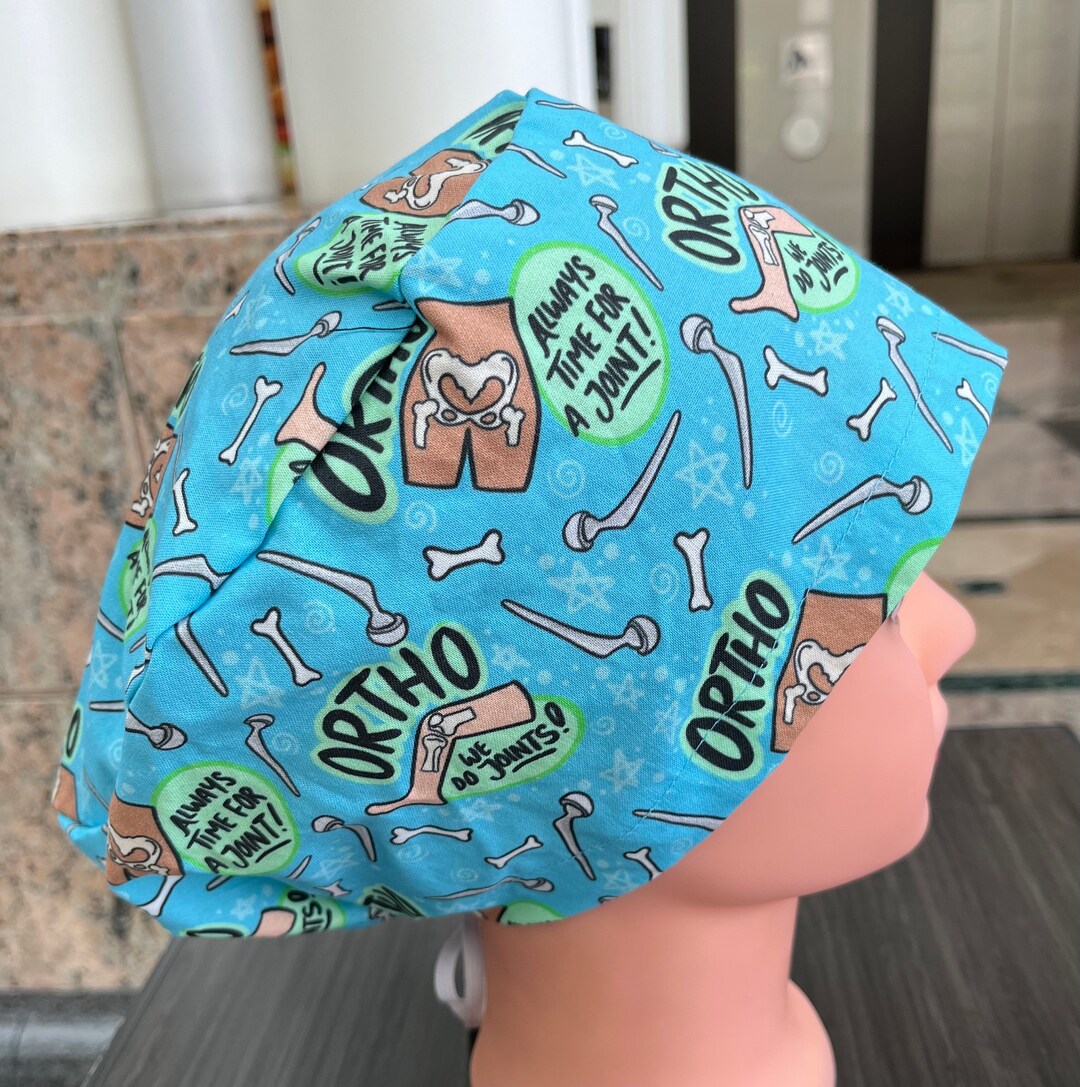 We Do Joints Orthopedic Scrub Cap Euro Style for Women, Nurses and ...