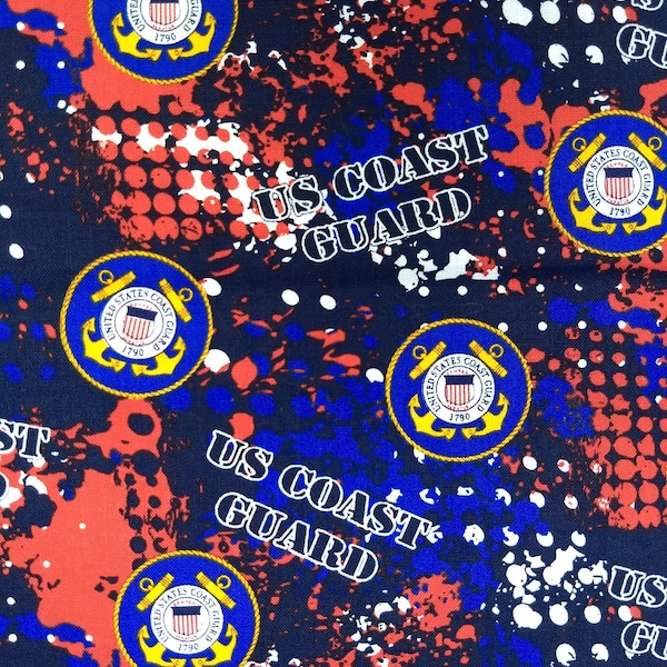 Coast Guard Fabric - Etsy