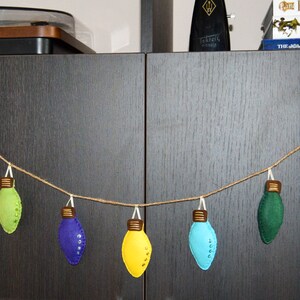 Colourful Light Bunting|fairy Light Bulbs Garland|garden Party|fun ...