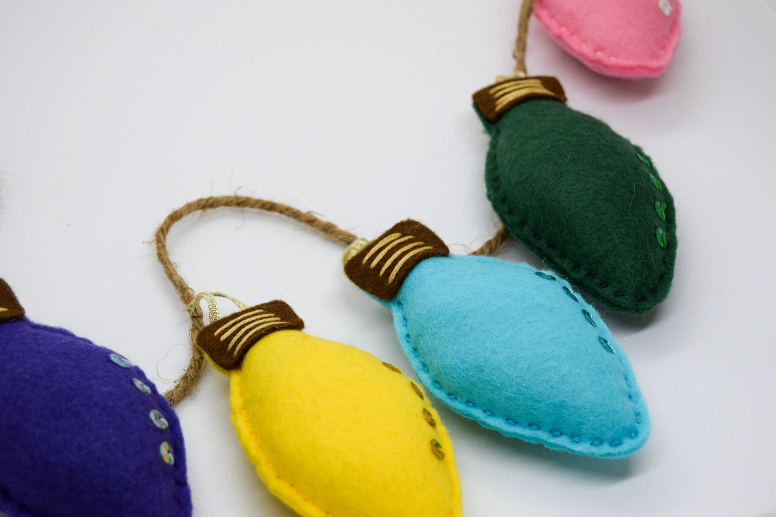 Colourful Light Bunting|fairy Light Bulbs Garland|garden Party|fun ...