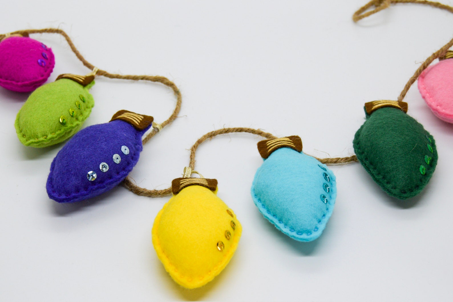 Colourful Light Bunting|fairy Light Bulbs Garland|garden Party|fun ...