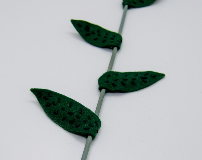 Felt Greenery Stems - Etsy