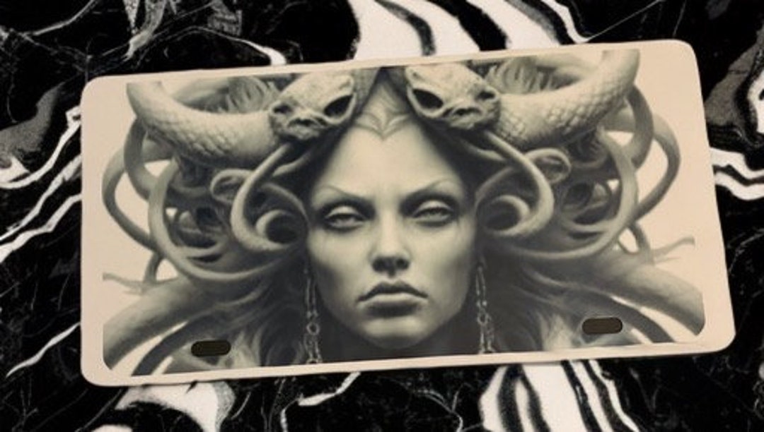 Medusa License Plate - Etsy