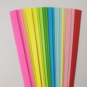 10 Mm Paper Strips Fluorescent Colors, Strips for Quilling, Paper Beads ...
