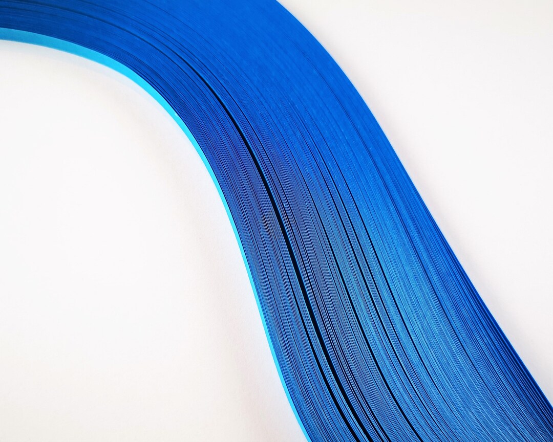 1000 Quilling Paper Strips Intensive Blue 5 Mm 80 Gsm R88 5 - Etsy
