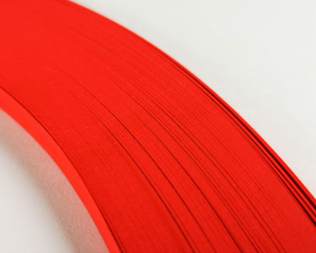 1000 Quilling Paper Strips Scarlet Red 5 Mm 80 Gsm, F92, 5 Packs - Etsy