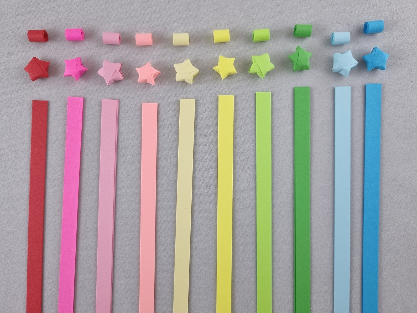 10 Mm Paper Strips Fluorescent Colors, Strips for Quilling, Paper Beads ...
