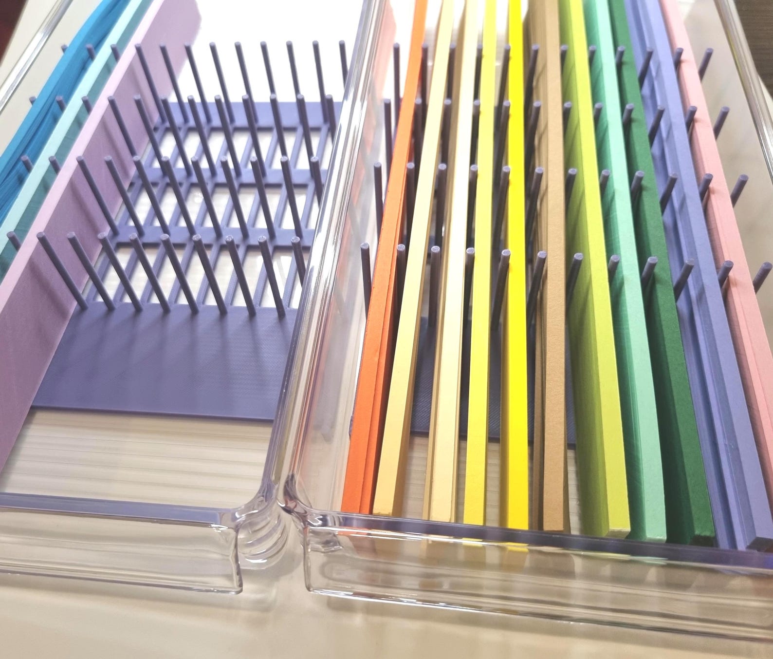 Quillrack | Paper Strip Organizer for Quilling, Storage Box With Tray ...