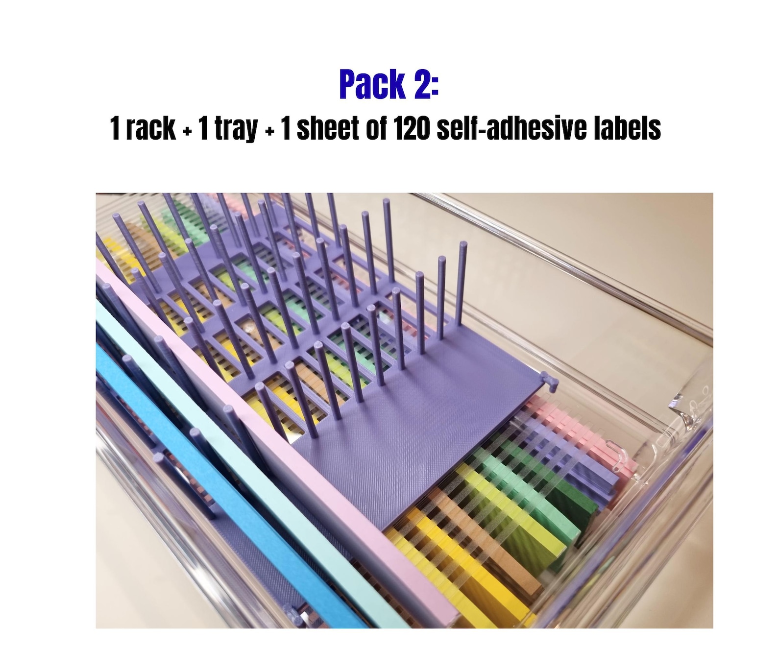 Quillrack | Paper Strip Organizer for Quilling, Storage Box With Tray ...