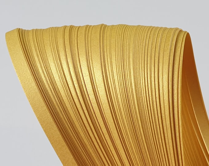 Golden Edges Quilling Paper 200 Long Strips With Sticky End "goodbye ...