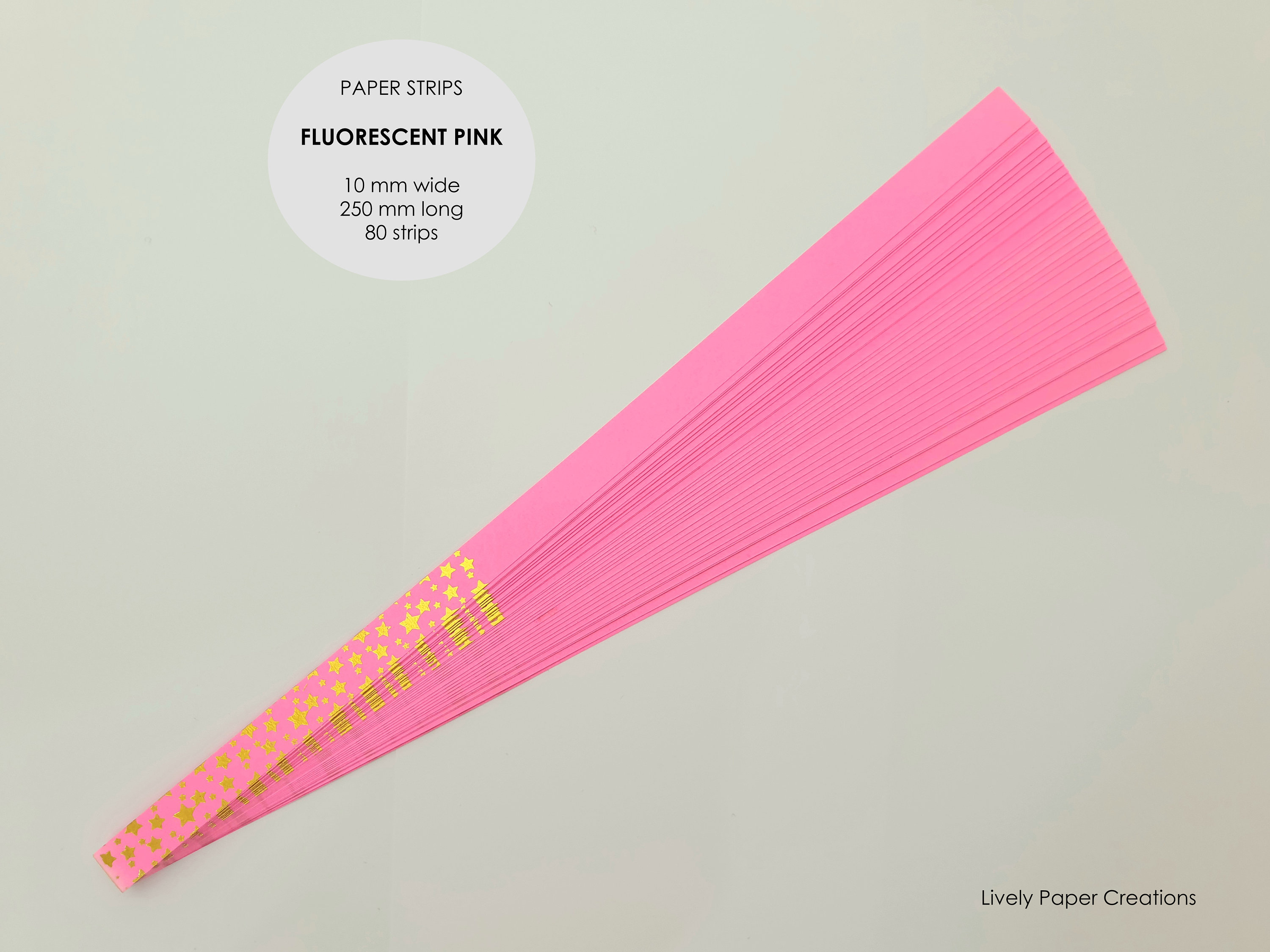 10 Mm Paper Strips Fluorescent Colors, Strips for Quilling, Paper Beads ...