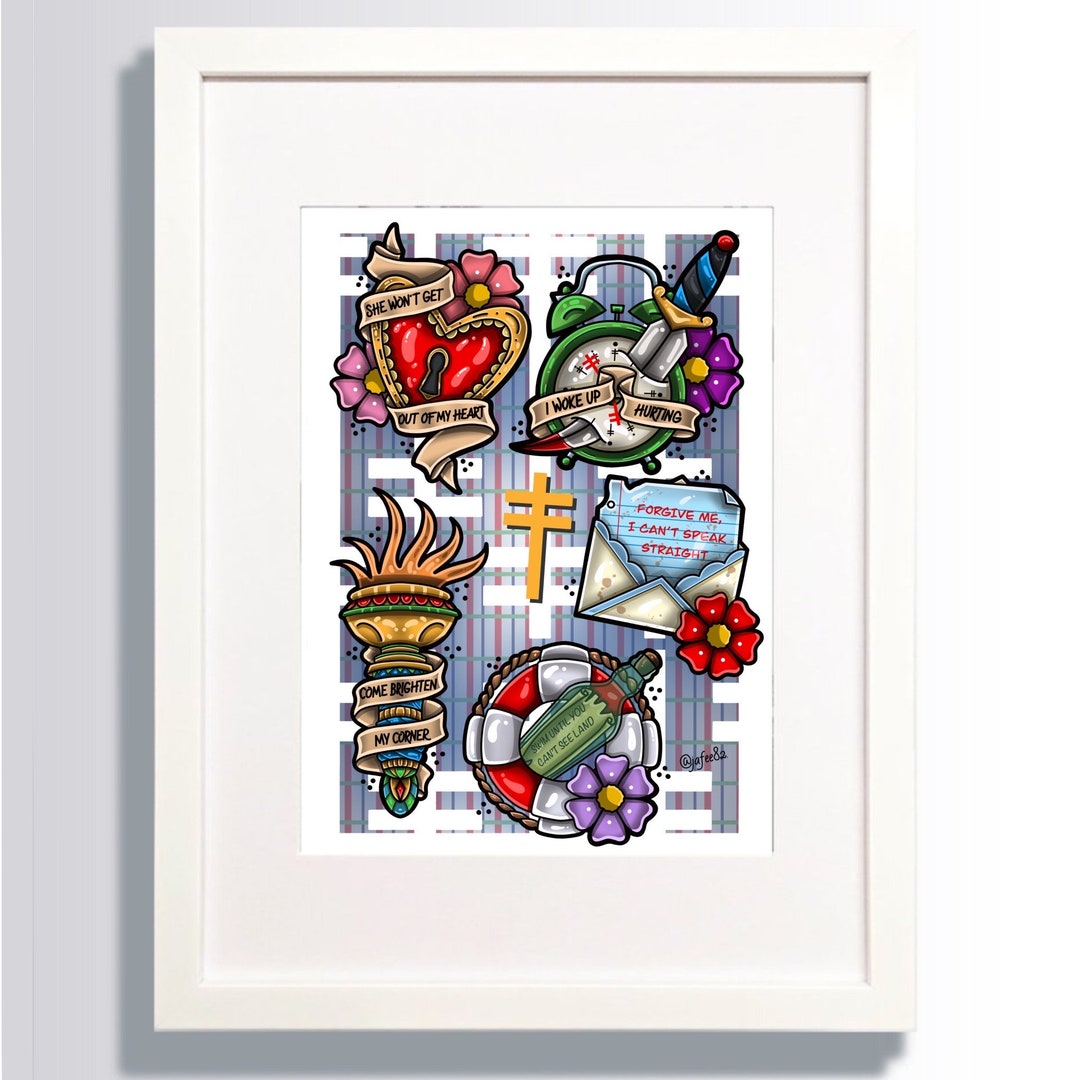 Frightened Rabbits Inspired Flash Print - Etsy