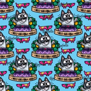 Bluey Inspired Seamless Design 14x14 400dpi. Instant Download. - Etsy