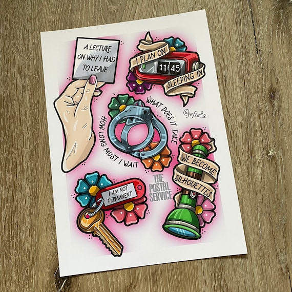 The Postal Service Inspired Flash Print - Etsy