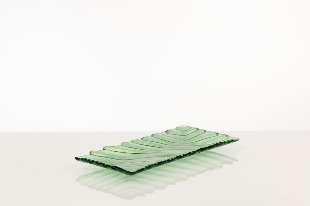 Fused Glass Tray Rectangle Plate for Display Tray Decor Platter ...