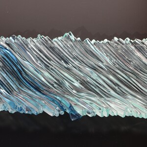 Glass Wave Table Tray Glass Centerpiece Fruit Dishes Fused - Etsy