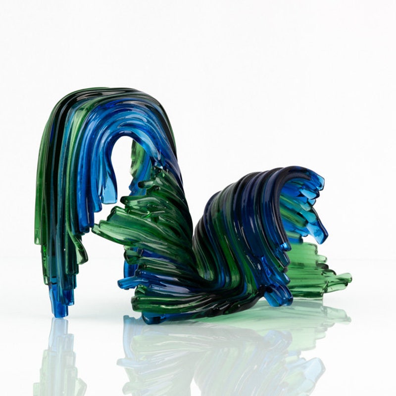 Glass Wave Sculpture - Etsy