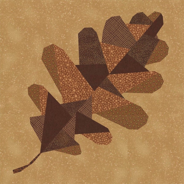 Oak Leaf Quilt Pattern - Etsy