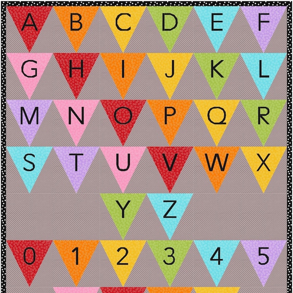 Punctuation Quilt Pattern - Etsy