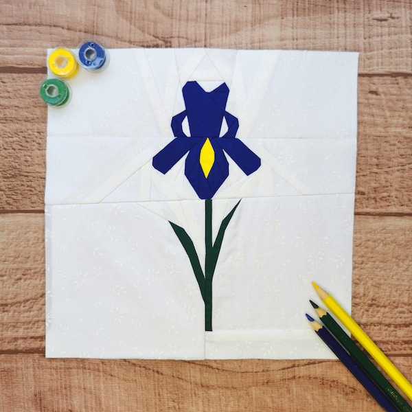 Iris Quilt Pattern - Etsy