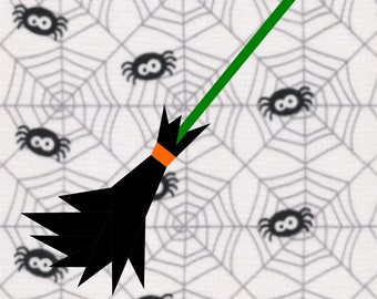 The Witch is Dead, Witches Legs, Halloween, Foundation Paper Piecing ...