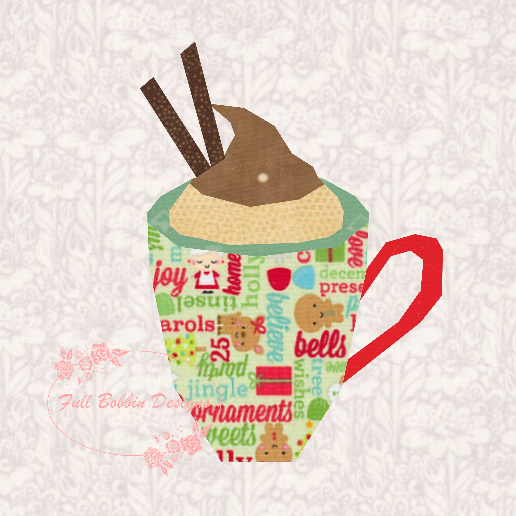 Hot Chocolate Foundation Paper Piecing Pattern FPP Quilt - Etsy