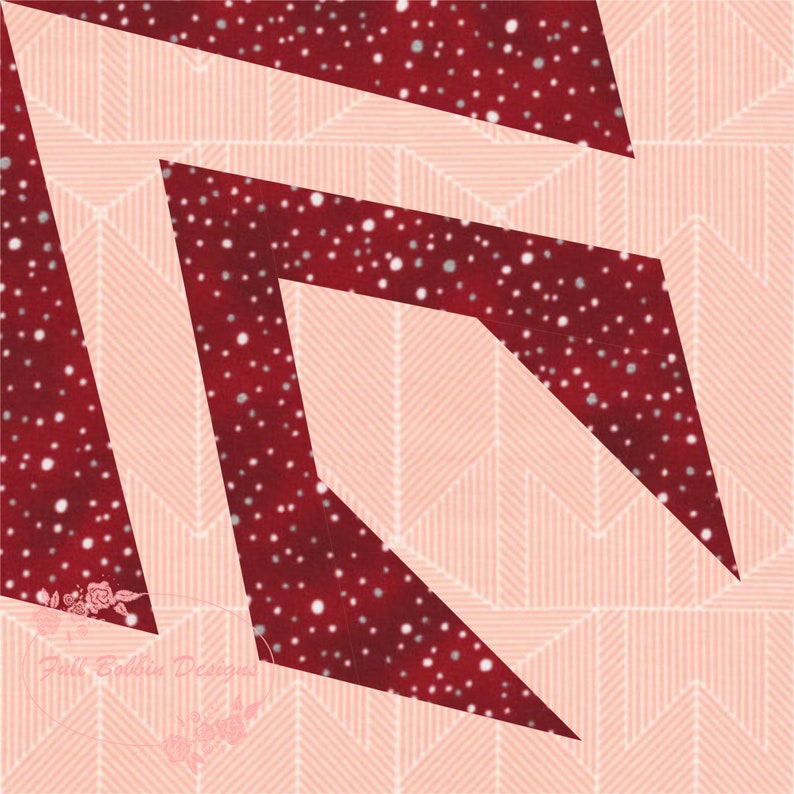 Deco Flower Foundation Paper Piecing Pattern FPP Quilt | Etsy