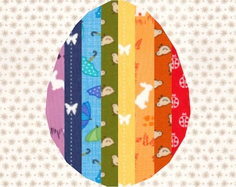 Easter Egg Quilt Block - Etsy