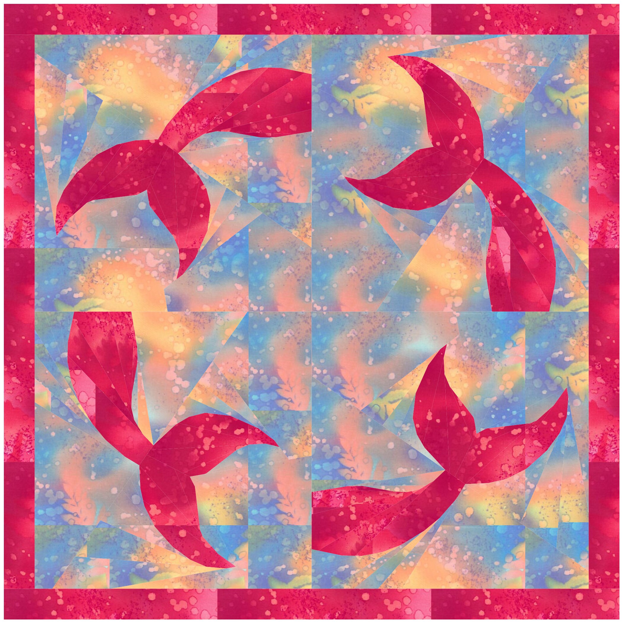 A Mermaid's Tale Foundation Paper Piecing Pattern FPP - Etsy