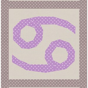 Horoscope, Zodiac Foundation Paper Piecing Pattern (FPP), Quilt Blocks ...